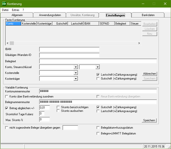 Kontierung - XBA Software AG